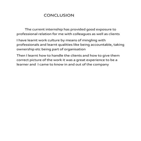 Conclusion | DOCX