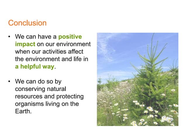 Environment Conservation | PPTX