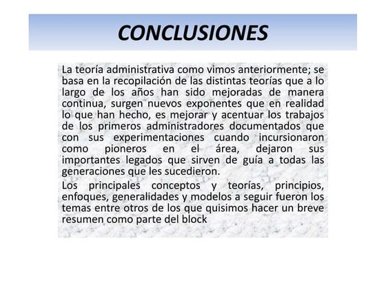 Conclusiones | PPTX