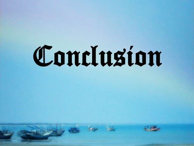 Conclusion Background For Ppt