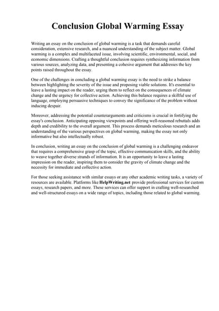 Essay On Sustainability | PDF