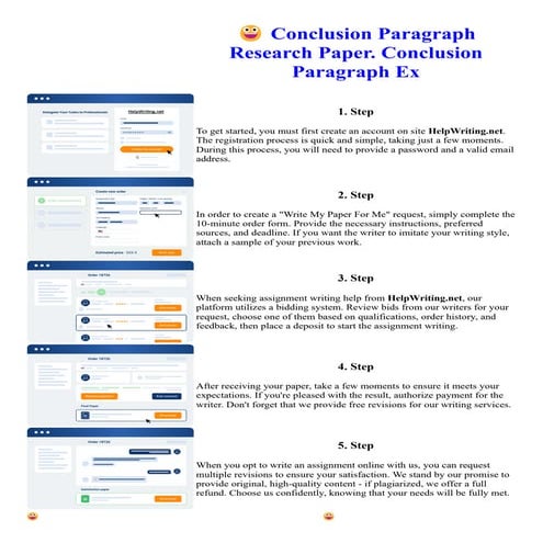 Conclusion Paragraph Research Paper. Conclusion Paragraph Ex | PDF