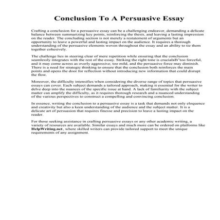 A Conclusion To An Essay.pdf