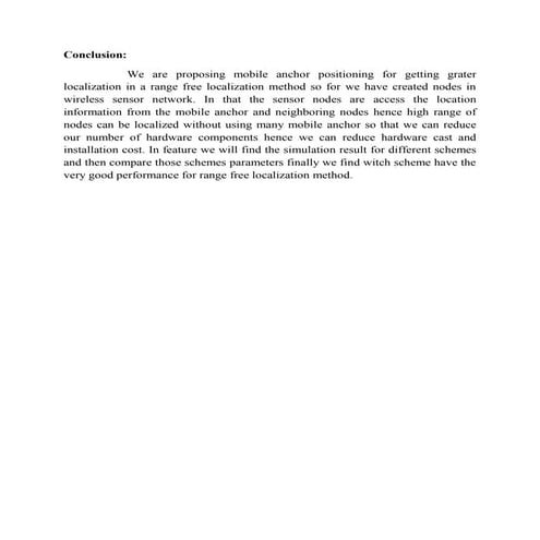 Conclution | DOCX | Computer Networking | Computing