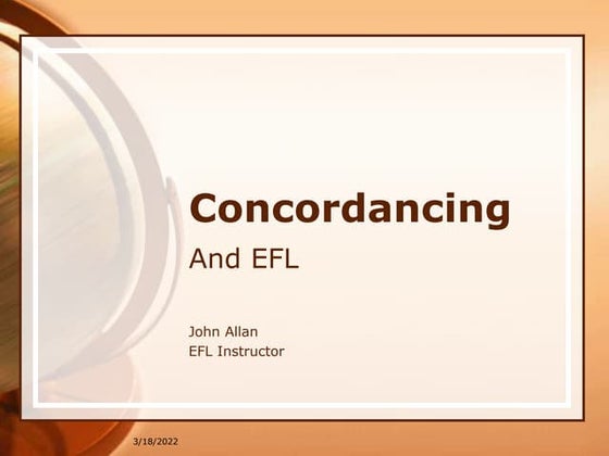 Concordancing | PPT