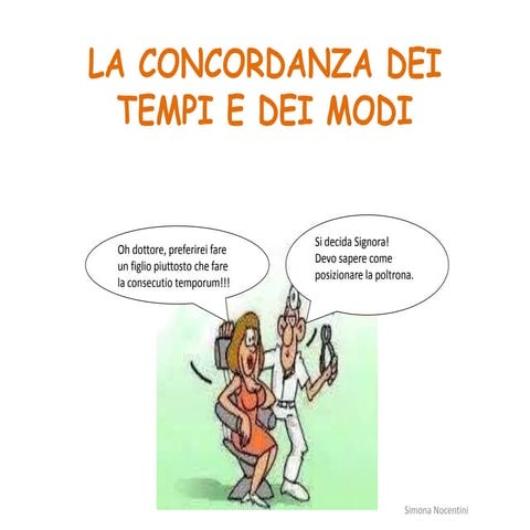 Concordanza dei tempi | PPTX