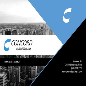Concord Pitch Deck Samples | PDF