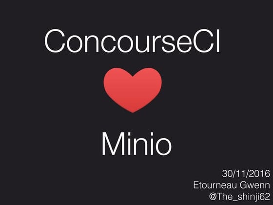 Minio hearts Go | PPT