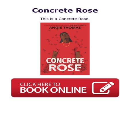(Read) Books Concrete Rose | PDF