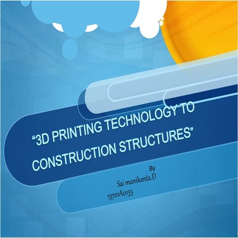 Concrete Technology Using 3d Printing Pdf