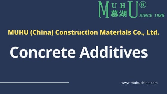 High Performance Concrete Additives | PPT