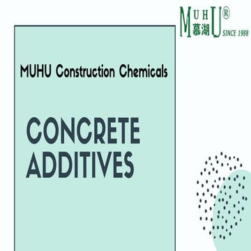 Concrete Additives | muhuchina | PDF