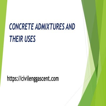 Concrete admixtures | PPT