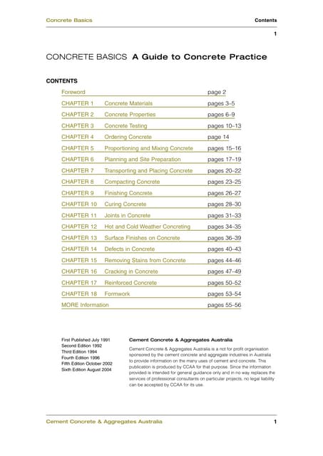 BT 1: Concrete and Admixtures | PDF | Civil Engineering Industry ...
