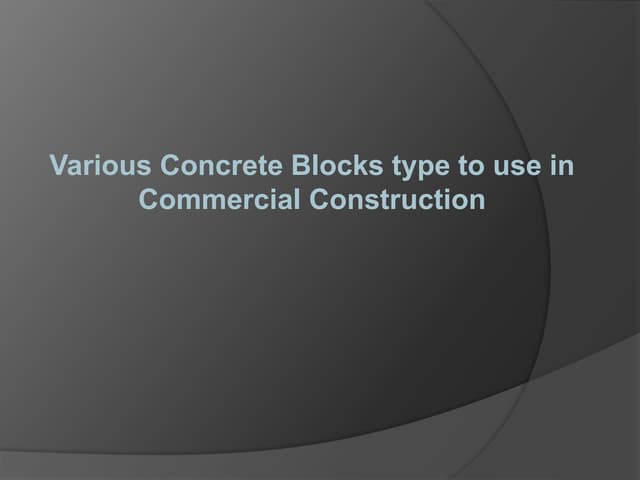 BT 1: Concrete Hollow Blocks | PDF