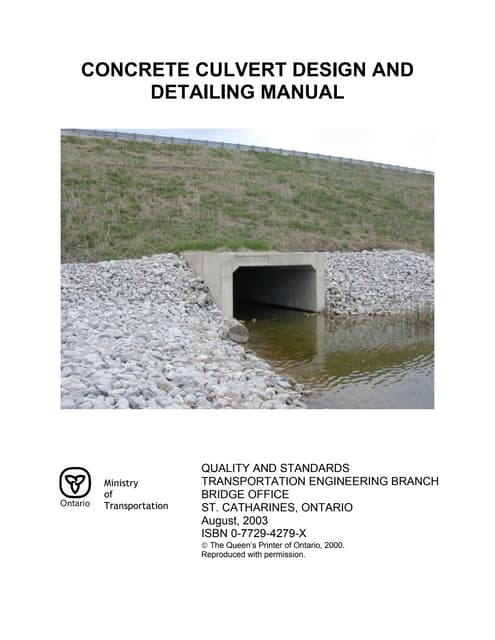 DESIGN OF RCC CULVERT | PPTX | Civil Engineering Industry | Industries