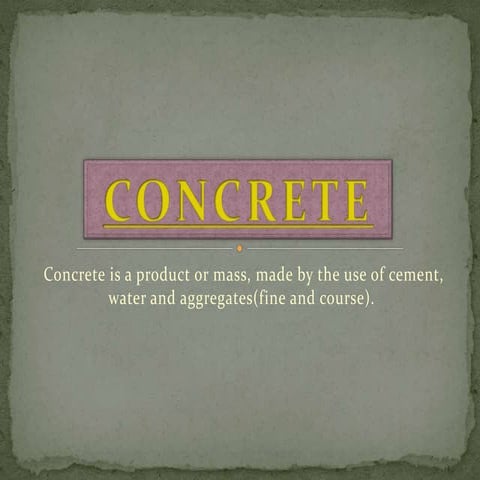 Concrete, Cement, Raw Material of Cement, Types, Water, Aggregates ...