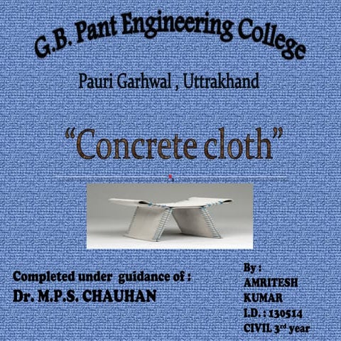 Concrete cloth | PPT