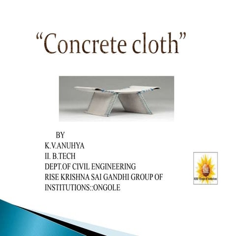 Concrete cloth | PPTX
