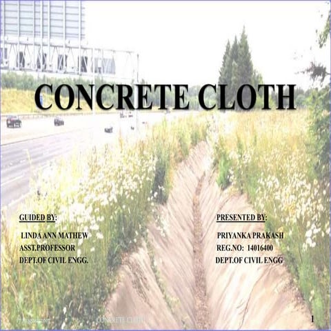 Concrete cloth | PPTX