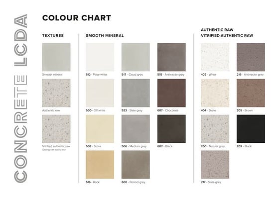 Panbeton® colour chart | PPT