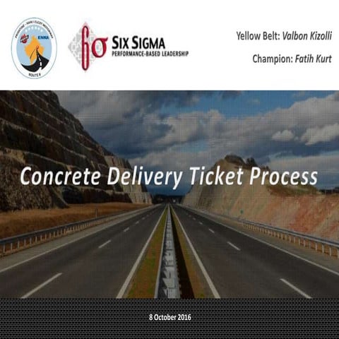 Concrete Delivery Ticket Process | PPTX