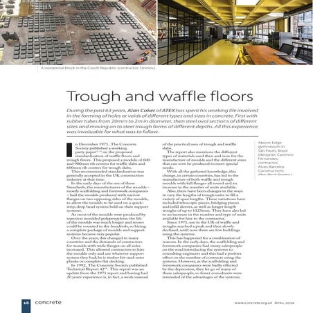 Concrete Magazine´s article about Waffle Slab | PDF