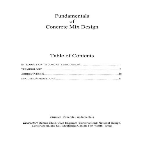 mix design m30 | PDF
