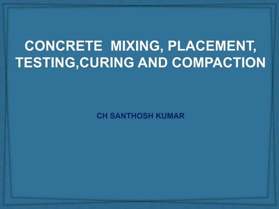 Tests of aggregates | PPT