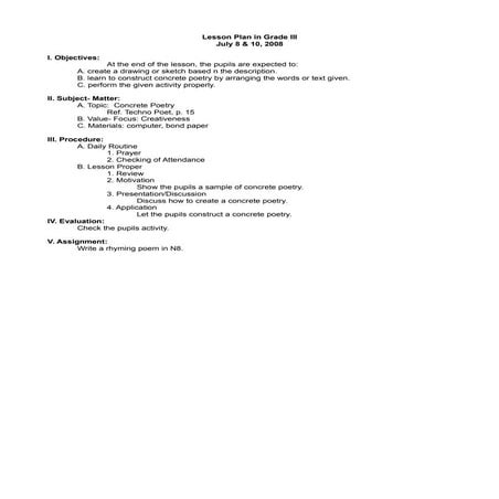 Concrete Poetry | ODT