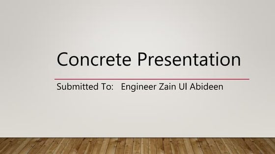 Trial mixing concrete .pdf | Civil Engineering Industry | Industries
