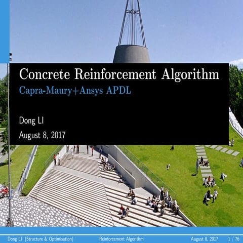Concrete Reinforcement Algorithm | PDF