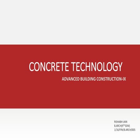 CONCRETE Technology | PPTX