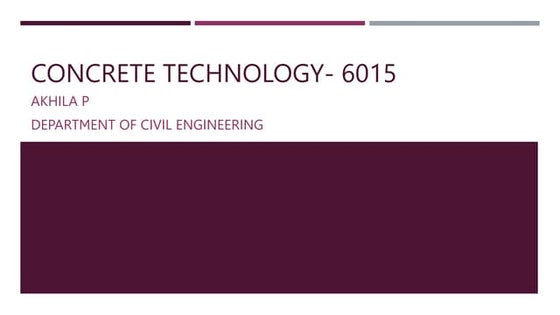 Types of Concrete | PDF | Civil Engineering Industry | Industries