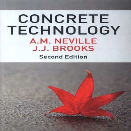 Concrete Technology, neville 2nd edition | PDF