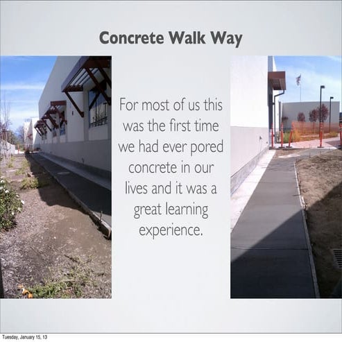Concrete walkway for website | PPT