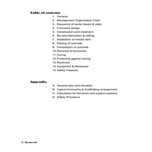 Method of Statement - Pavement works | PDF