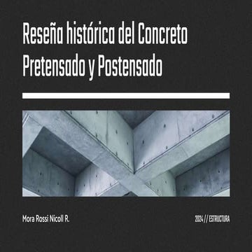 Estructuras postensadas y pretensadas | PDF