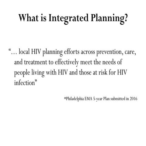 What is Integrated Planning? | PPT