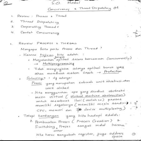 Modul SO : Concurrency and Thread Dispatching 1 | PDF | Operating Systems | Computer Software ...