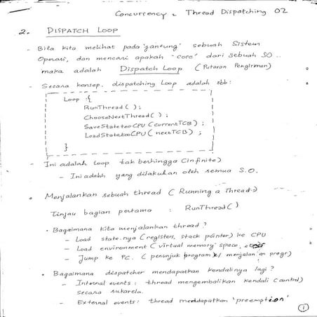 Modul SO : Concurrency and Thread Dispatching 2 | PDF