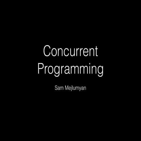Concurrent Programming In Ios Ppt
