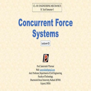 Concurrent Force System SPP.pptx | Physics | Science
