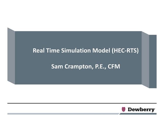 RAINFALL RUNOFF MODELLING USING HEC-HMS | PPTX
