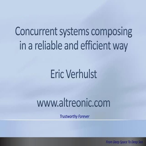 Concurrent systems composing | PPT