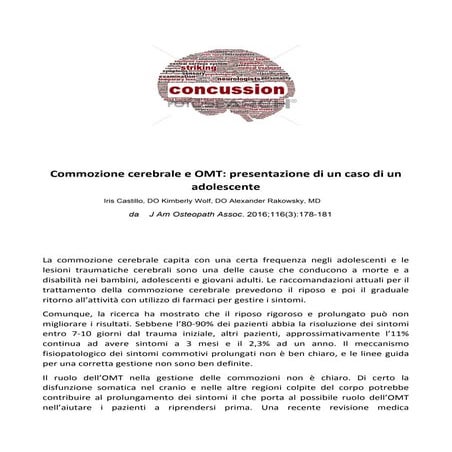 Concussion | PDF