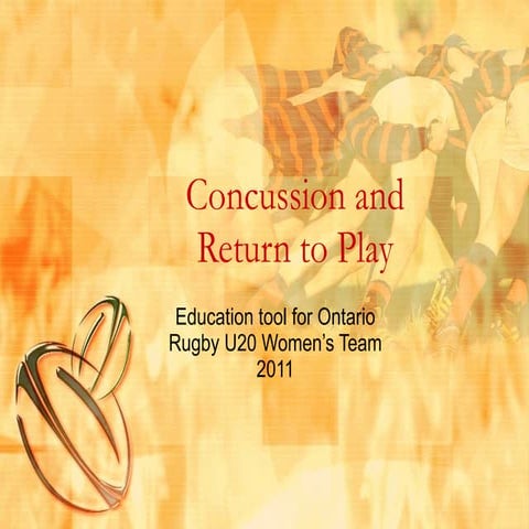 Concussion and return to play | PPT