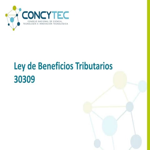 Concytec ley 30309 | PPT
