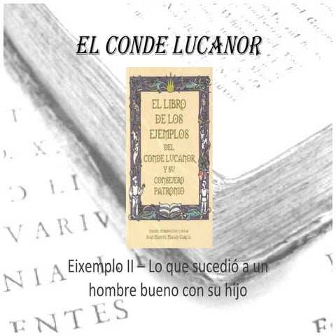 El conde lucanor | DOCX