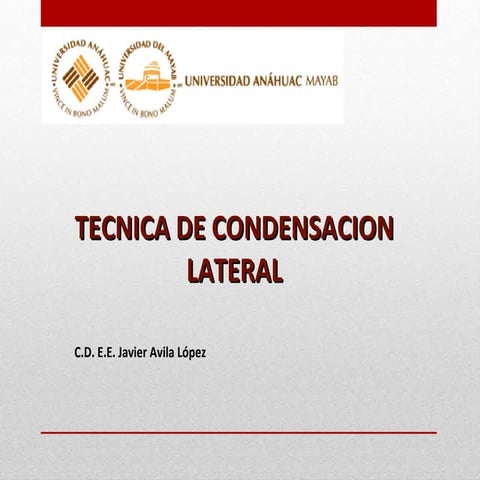 Condensacion lateral | PPT